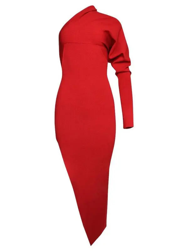 Rick Owens One-shoulder Dress - Red