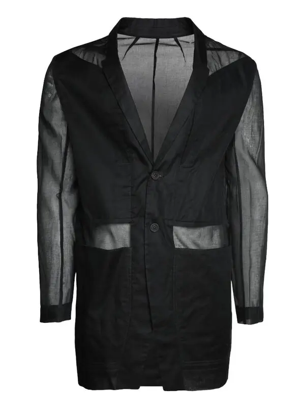 Rick Owens Lido Blazer Jacket - Black