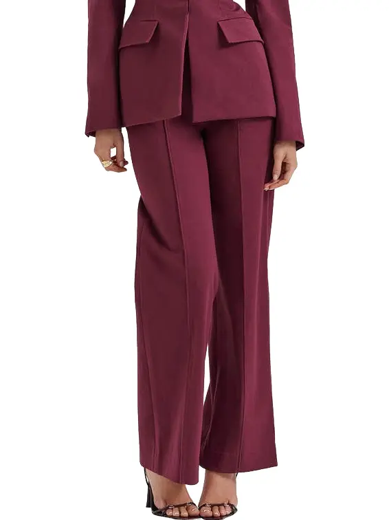House Of Cb Rivi Loose Fit Trousers - Windsor Wine