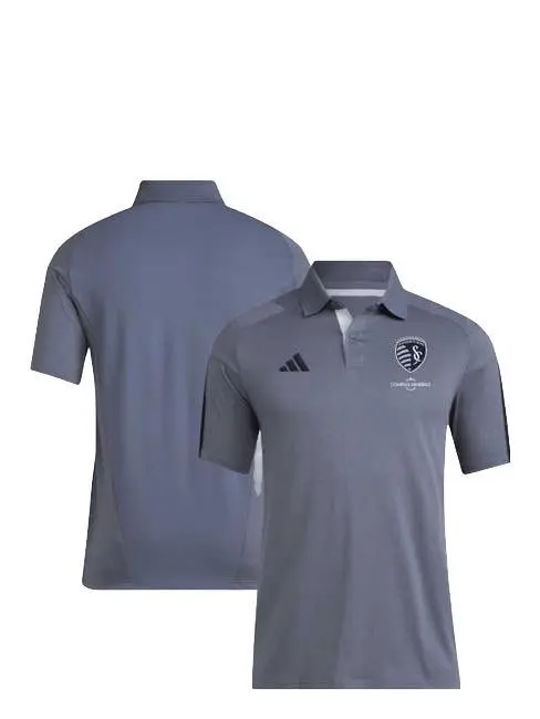 Adidas Sporting Kansas City 2024 Training Polo - Gray
