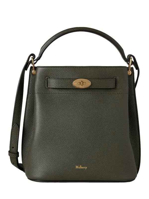 Mulberry Islington Leather Bucket Bag - Juniper Green