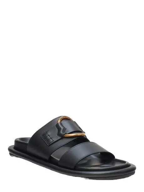 Moncler Bell Slide Sandal - Black