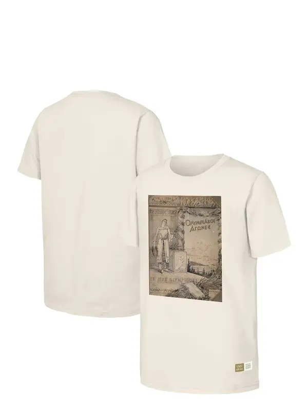 OUTERSTUFF 1896 Athens Games Olympic Heritage T-shirt - Natural