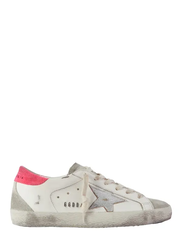 GOLDEN GOOSE Super-star Leather Sneakers - White