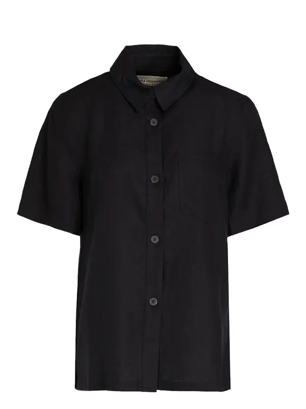 Mara Hoffman Otto Hemp Shirt - Black
