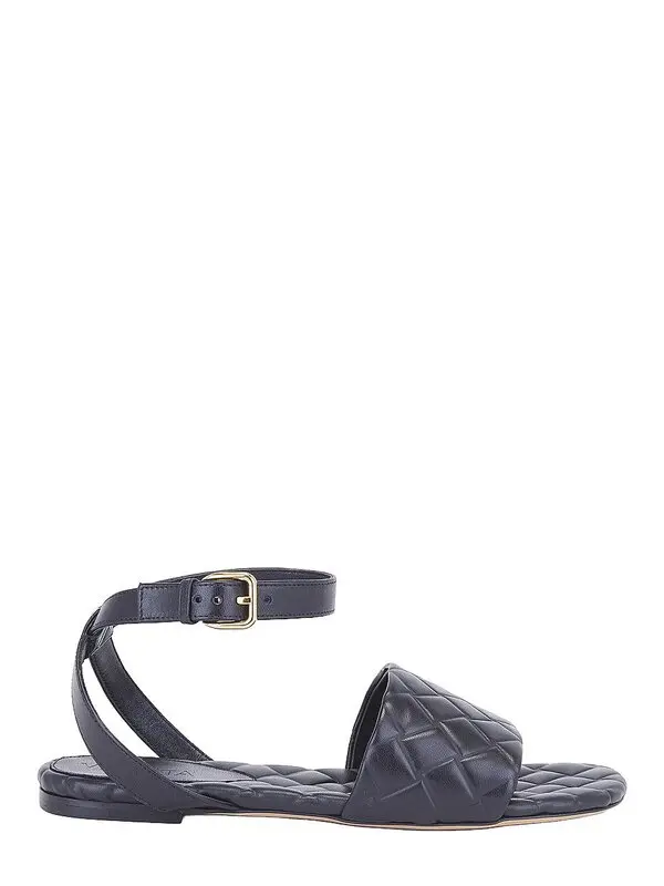 Bottega Veneta Amy Flat Sandal - Black