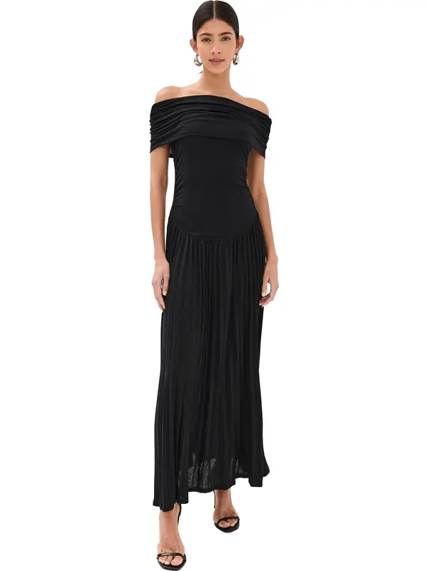 Lioness Field Of Dreams Maxi Dress - Onyx