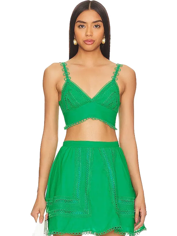 Peixoto Jasmine Top - Kelly Green