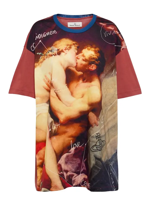 VIVIENNE WESTWOOD Kiss Oversized T-shirt - Multicoloured