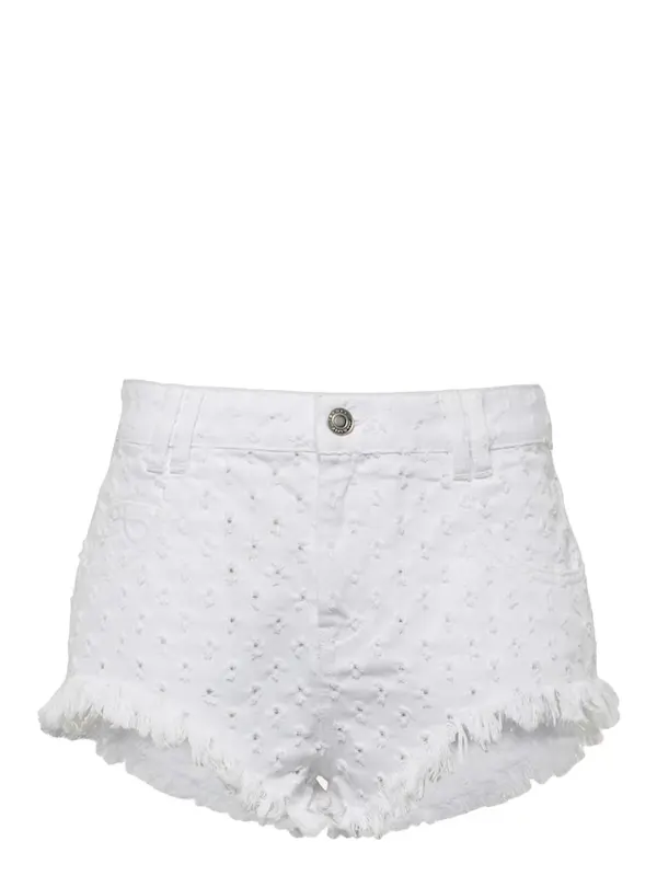 Isabel Marant Aneida Denim Shorts - White