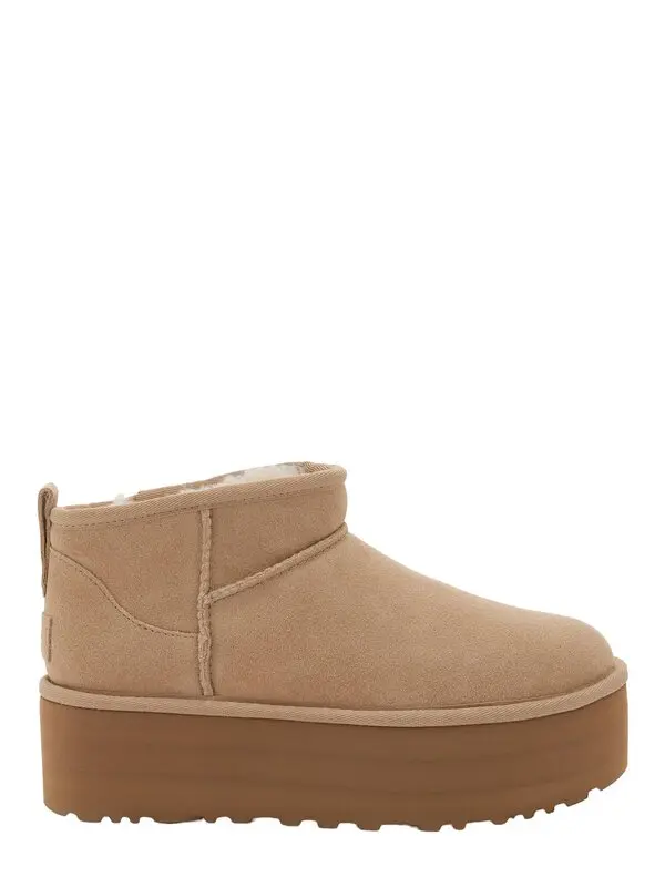 UGG Classic Ultra Mini Platform Boots - Neutral