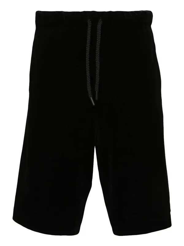 Versace Rx Patch Logo Shorts - Black