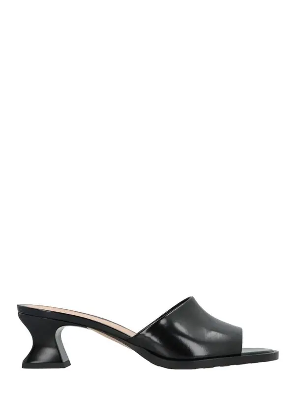 Bottega Veneta Cha-cha Leather Mules - Black