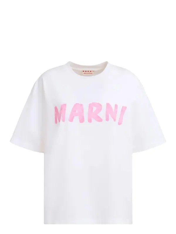 Marni Logo-print T-shirt - White