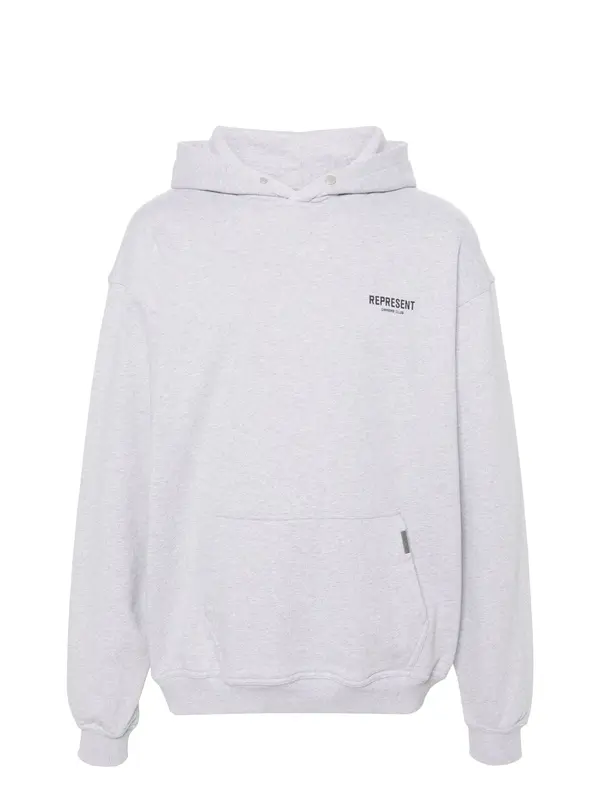 REPRESENT Owners Club Cotton Hoodie - Grey