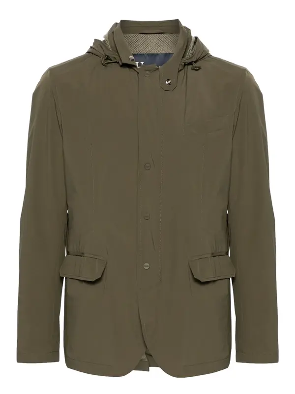 Herno Hooded Lightweight Jacket - Green