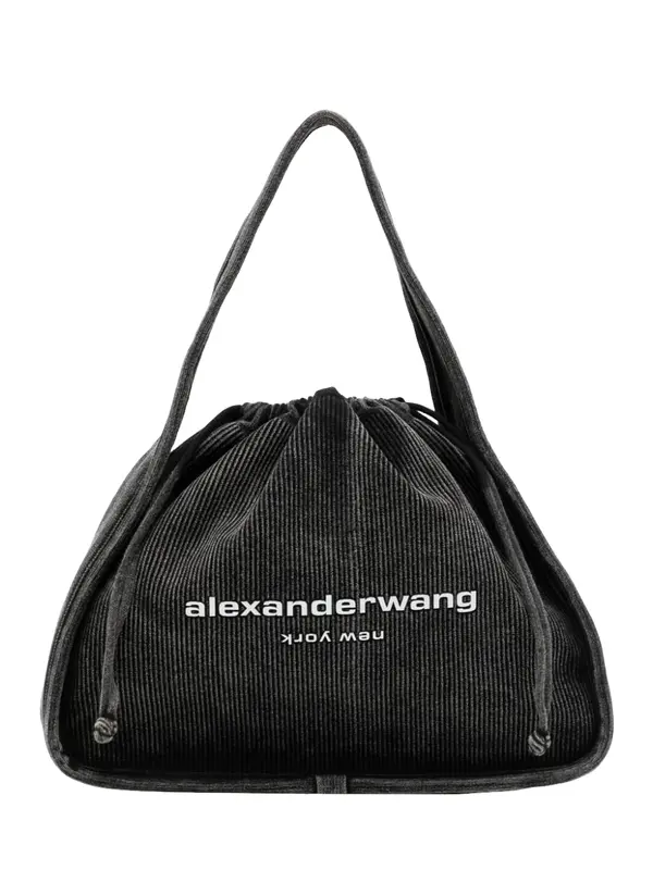 Alexander Wang Large Ryan Drawstring Bag - Grey