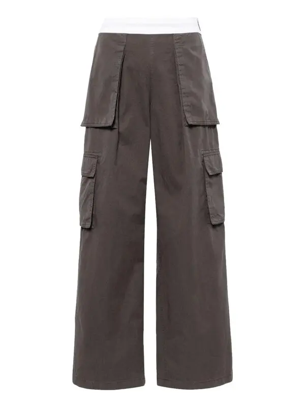 Alexander Wang Mid-rise Cargo Trousers - Grey