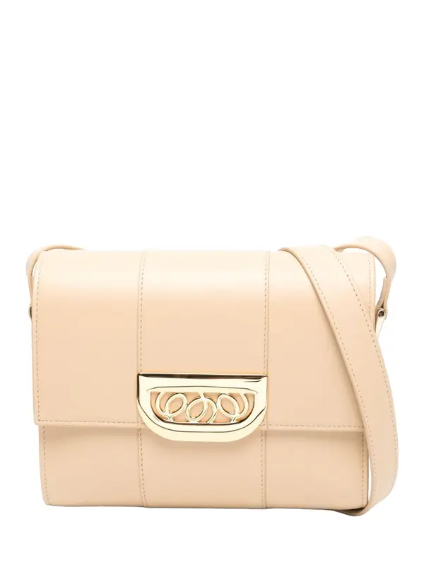 DESTREE Simone Leather Cross Body Bag - Neutrals