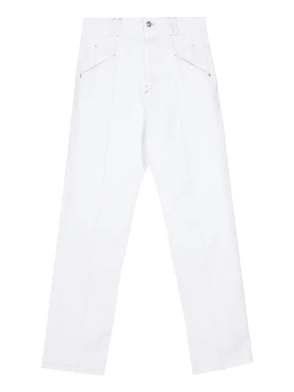 Isabel Marant Nadege High-rise Jeans - White
