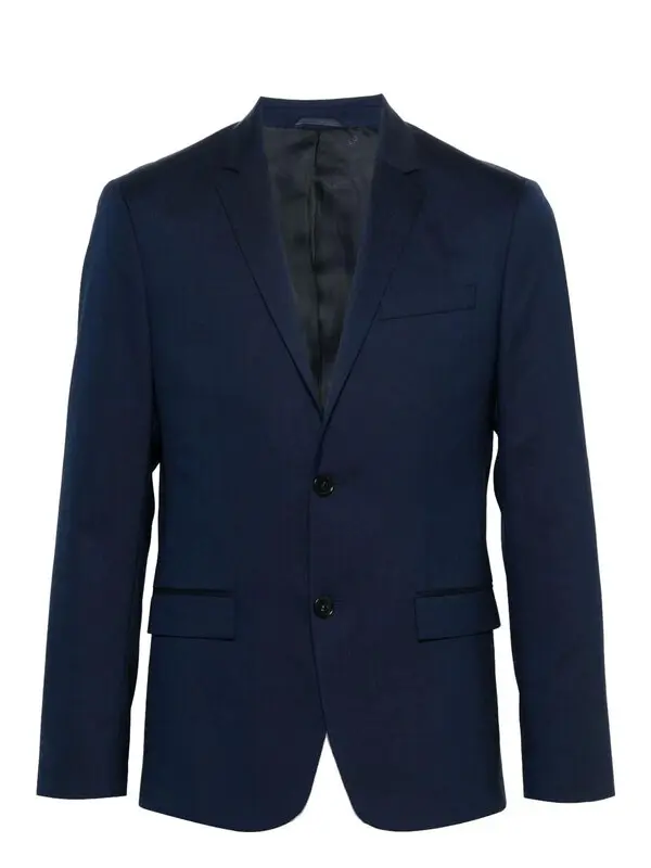 Calvin Klein Single-breasted Blazer - Blue