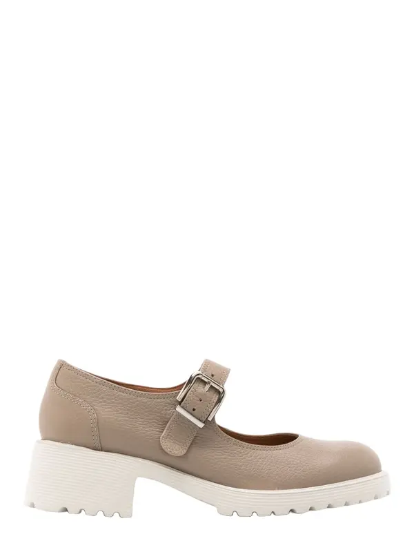 STUDIO CHOFAKIAN Esmerie Leather Pumps - Neutrals