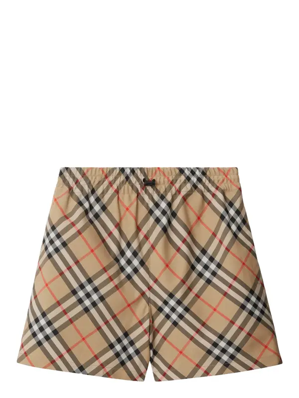 Burberry Vintage Check-print Shorts - Neutrals
