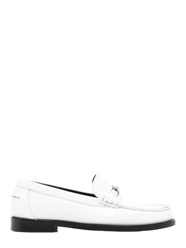 Versace Medusa '95 Leather Loafers - White
