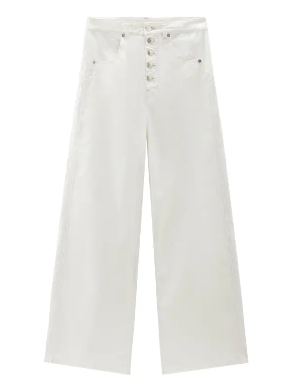 Woolrich Wide-leg Trousers - White