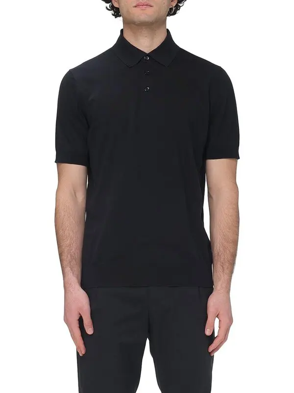PAOLO PECORA Polo Shirt - Black