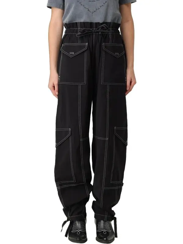 GANNI Pants - Black