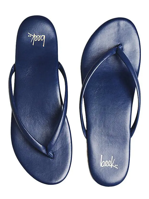 Beek Sunbeam Thong Sandals - Navy