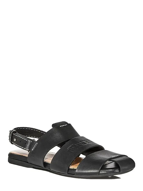 JW Anderson Fisherman Sandals - Black