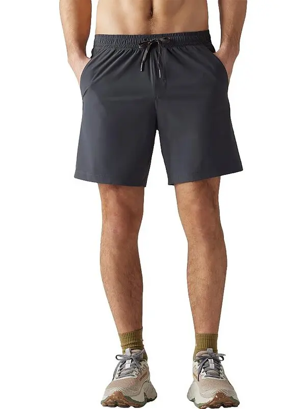RHONE Pursuit 7" Drawstring Shorts - Asphalt