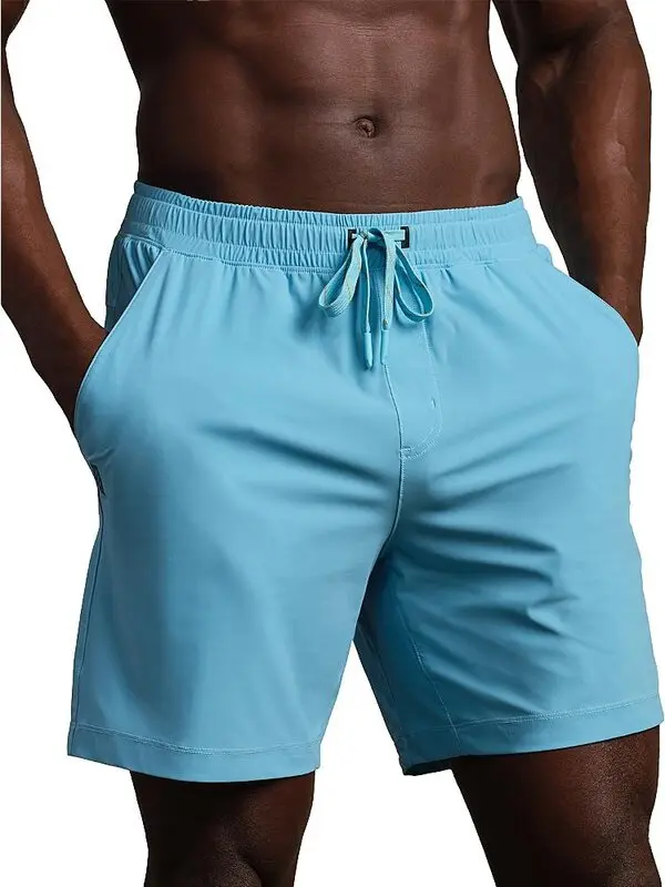RHONE Pursuit 7" Drawstring Shorts - Belize Blue