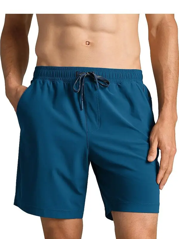RHONE Pursuit 7" Drawstring Shorts - Cape Blue