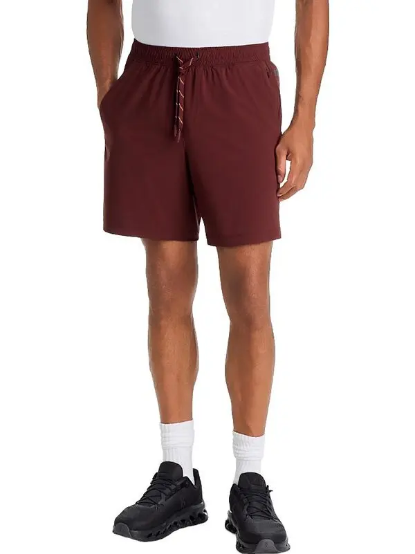 RHONE Pursuit 7" Drawstring Shorts - Cherry Bark