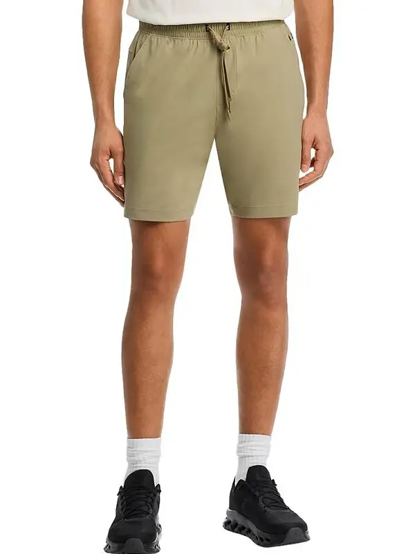RHONE Pursuit 7" Drawstring Shorts - Sand Green