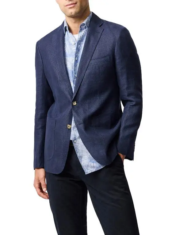 Rodd & Gunn The Cascades Slub Linen & Wool Sport Coat - Midnight