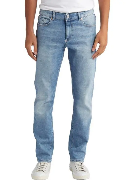 DL1961 Russell Slim Straight Leg Jeans - Aged Mid Performance