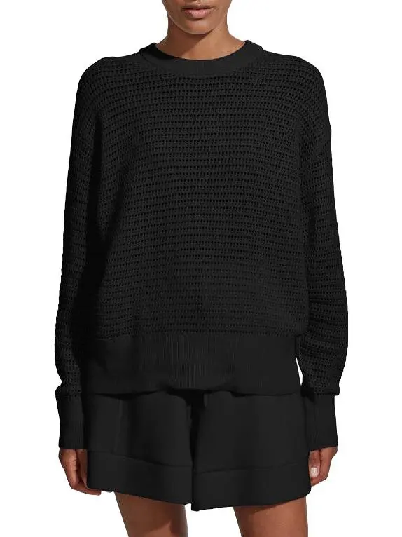 Varley Kershaw Crewneck Sweater - Black