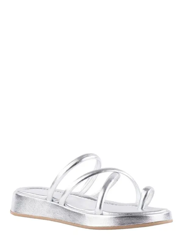 Seychelles Rule The World Platform Wedge Sandal - Silver