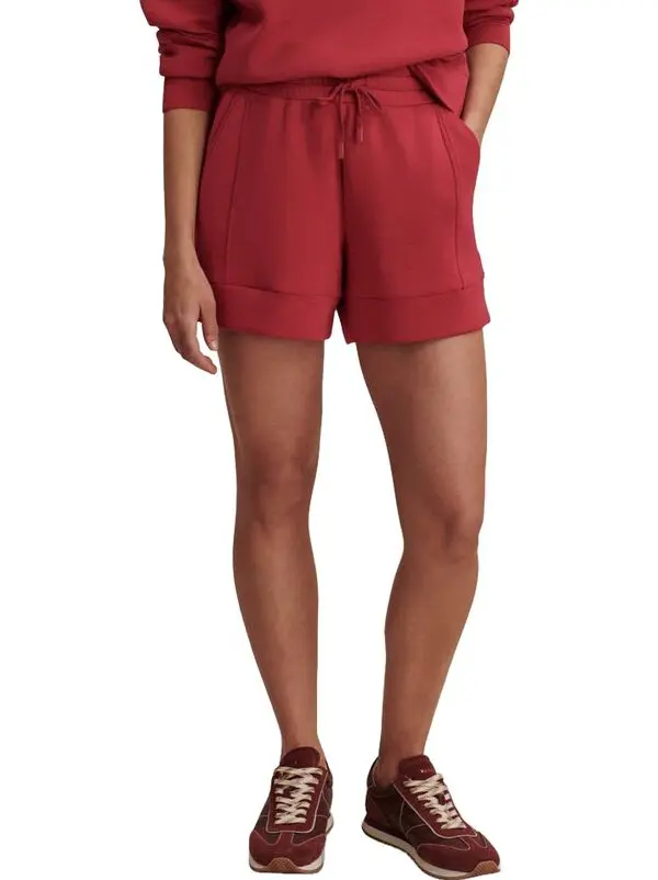 Varley Atrium High-waist Shorts - Rich Raspberry