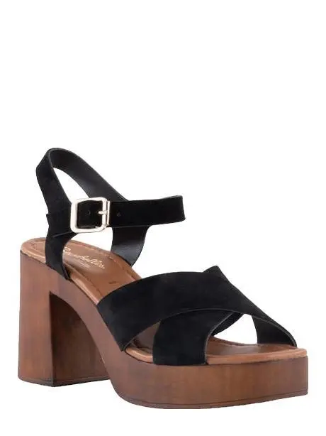 Seychelles Paloma Platform Wedge Sandal - Black