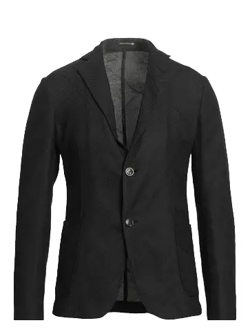 Emporio Armani Solid Color Blazer - Black