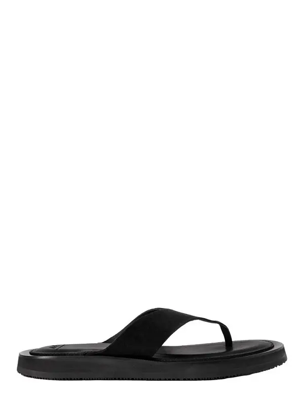 Mr P. Fede Suede Sandals - Black