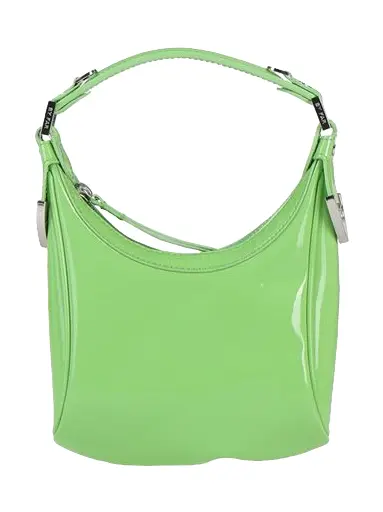 By Far Hobo Bag With Metal Hardware - Green