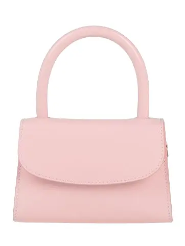 By Far Light Cowhide Flap Bag - Pink