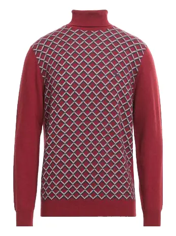 HARMONT & BLAINE Turtleneck In Wool - Red