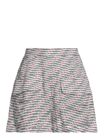 GOLDEN GOOSE High-waisted Straight Leg Shorts - White